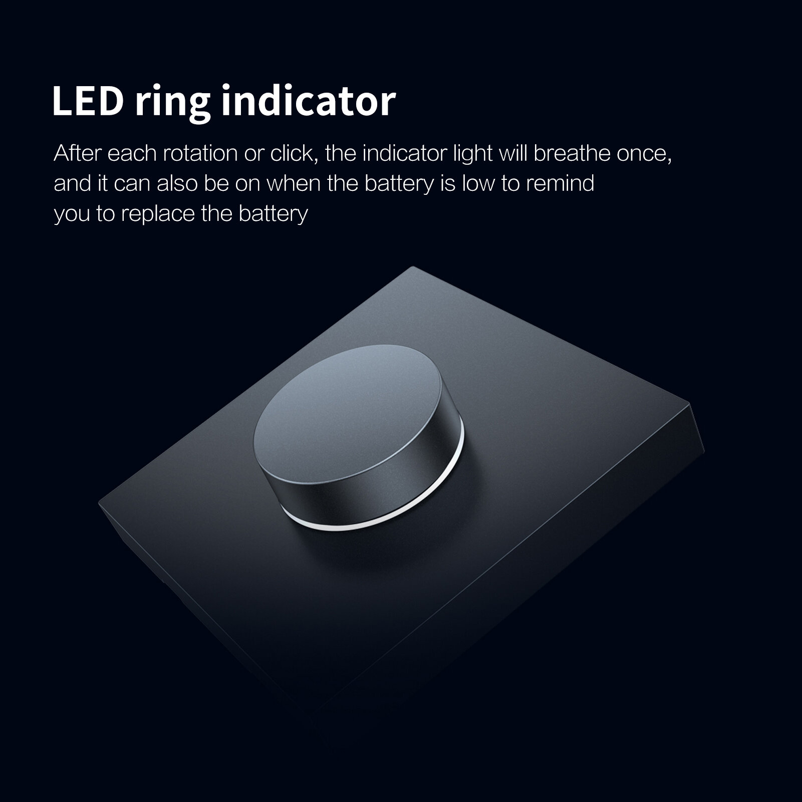 Умный диммер Aqara H1 беспроводной поворотный переключатель Zigbee 3.0 пульт для лампы световой завесы Homekit