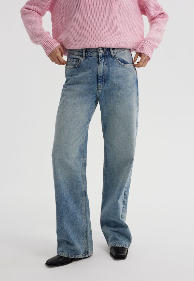 Джинсы трубы Pure Cotton 