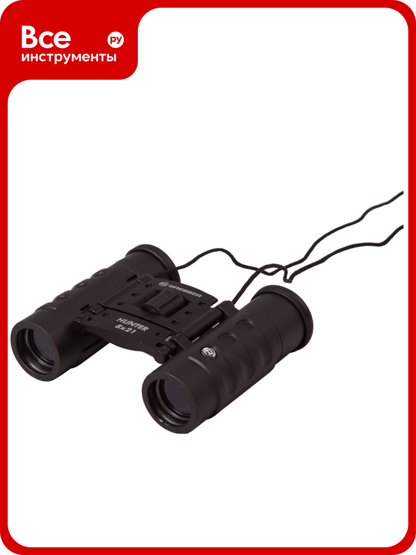 Бинокль Bresser Hunter 8x21 24477, Бинокль bresser hunter 8x21 24477 оснащен призменной системой roof-типа (с крышей)