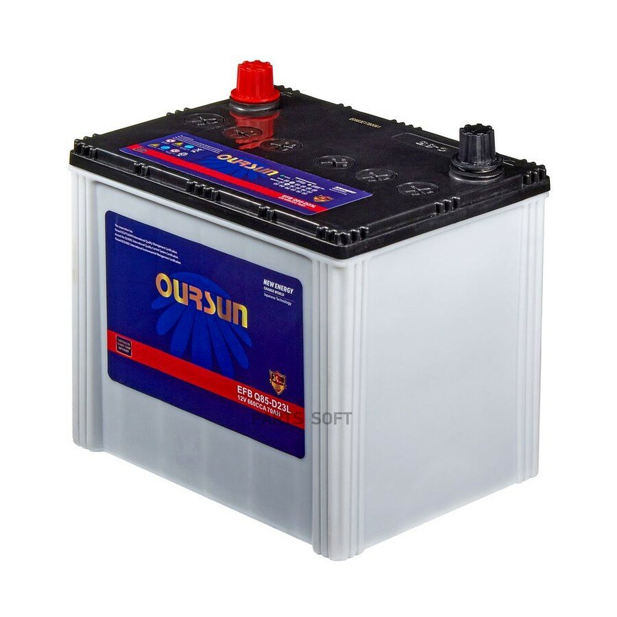 Аккумулятор OURSUN EFB Q85-D23L от официального дистрибьютора, OURSUN, артикул Q85D23L