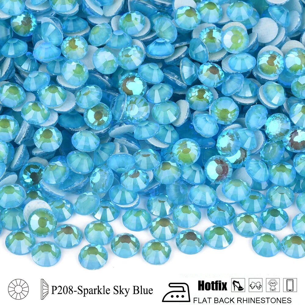 Стразы плоские P208 Sky Blue