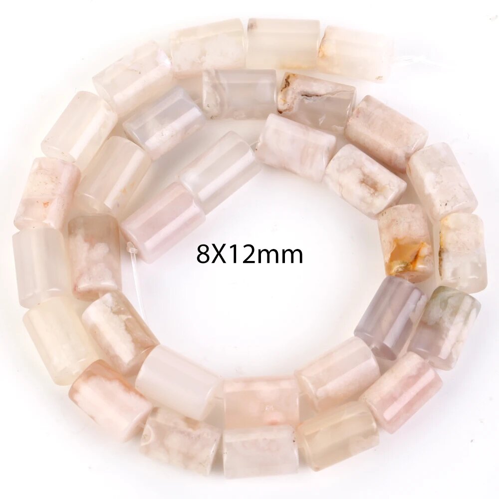 IYKWIM Неправильные Сакура Агаты бусины 8x12mm 30pcs