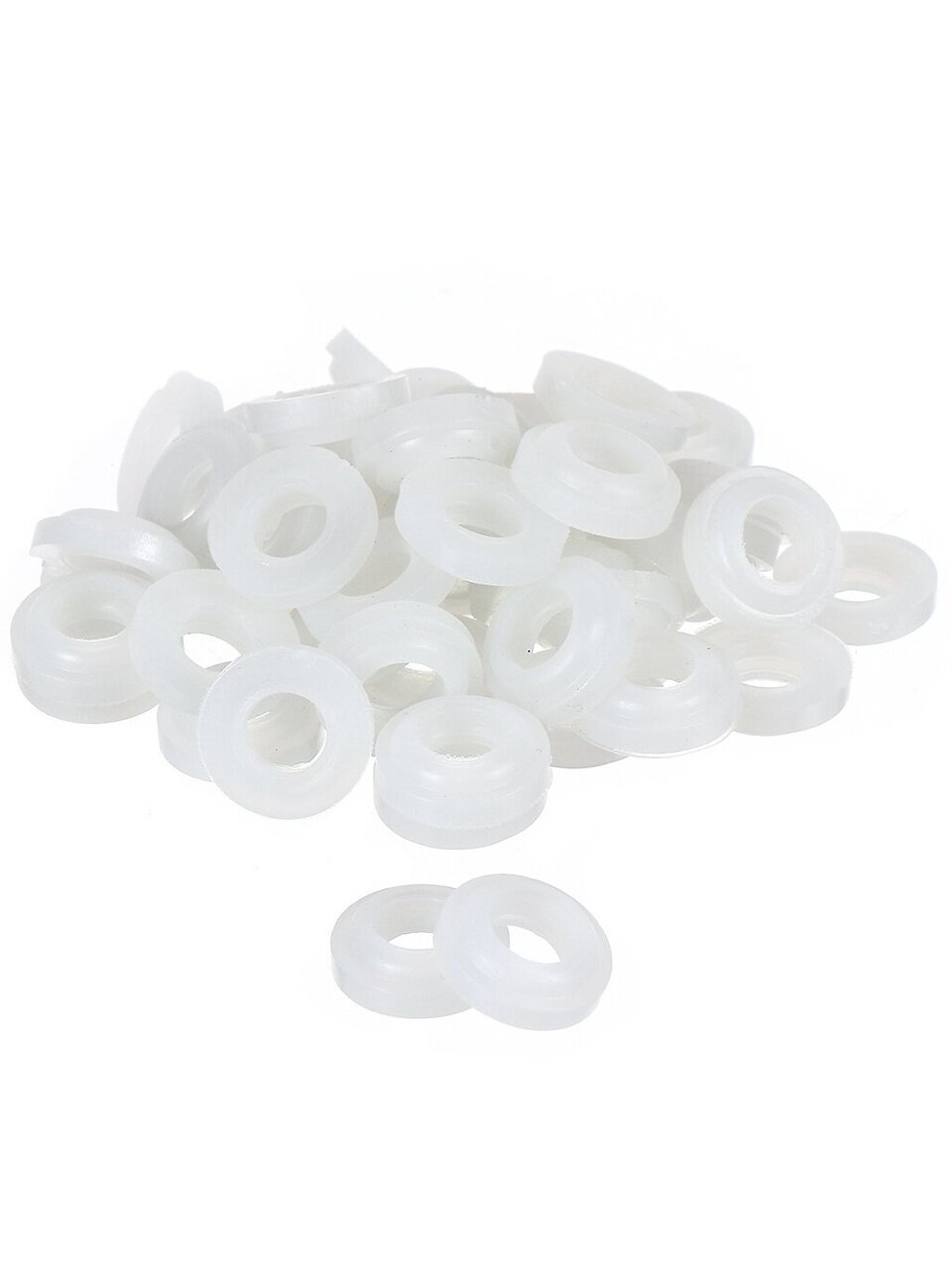 Прокладка конусная 100 шт, 1/2", силикон, СантехКреп, 2.12.4.