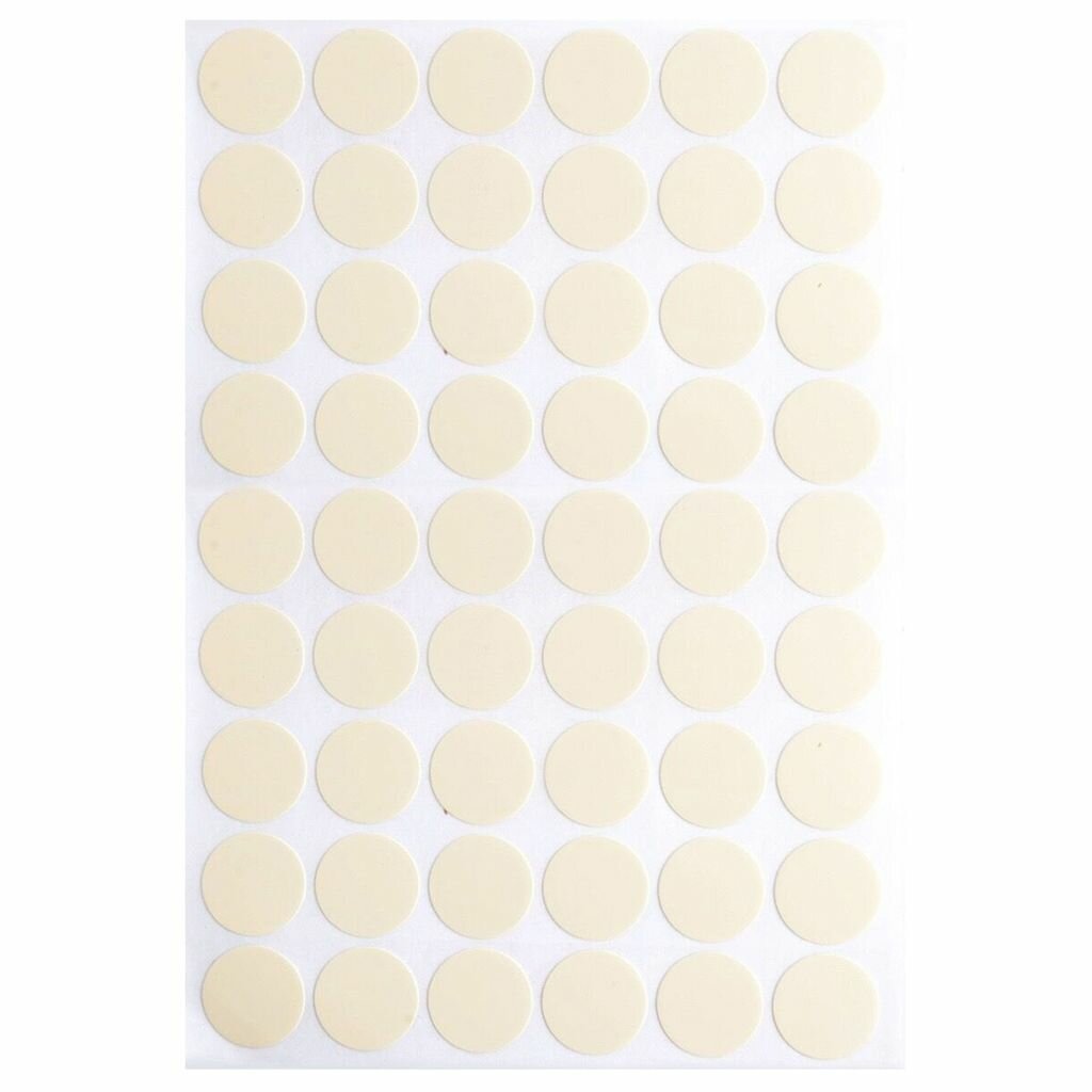 1 лист из 54 наклеек, наклейка на отверстие для крепления мебельного шурупа, пылезащитная крышка -белая слоновая кость