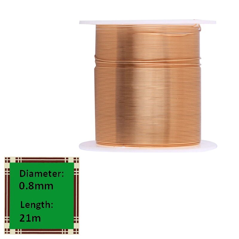 Эмалированная медная проволока 0,1-1,5 мм 100г 0.80mm 21M-100g