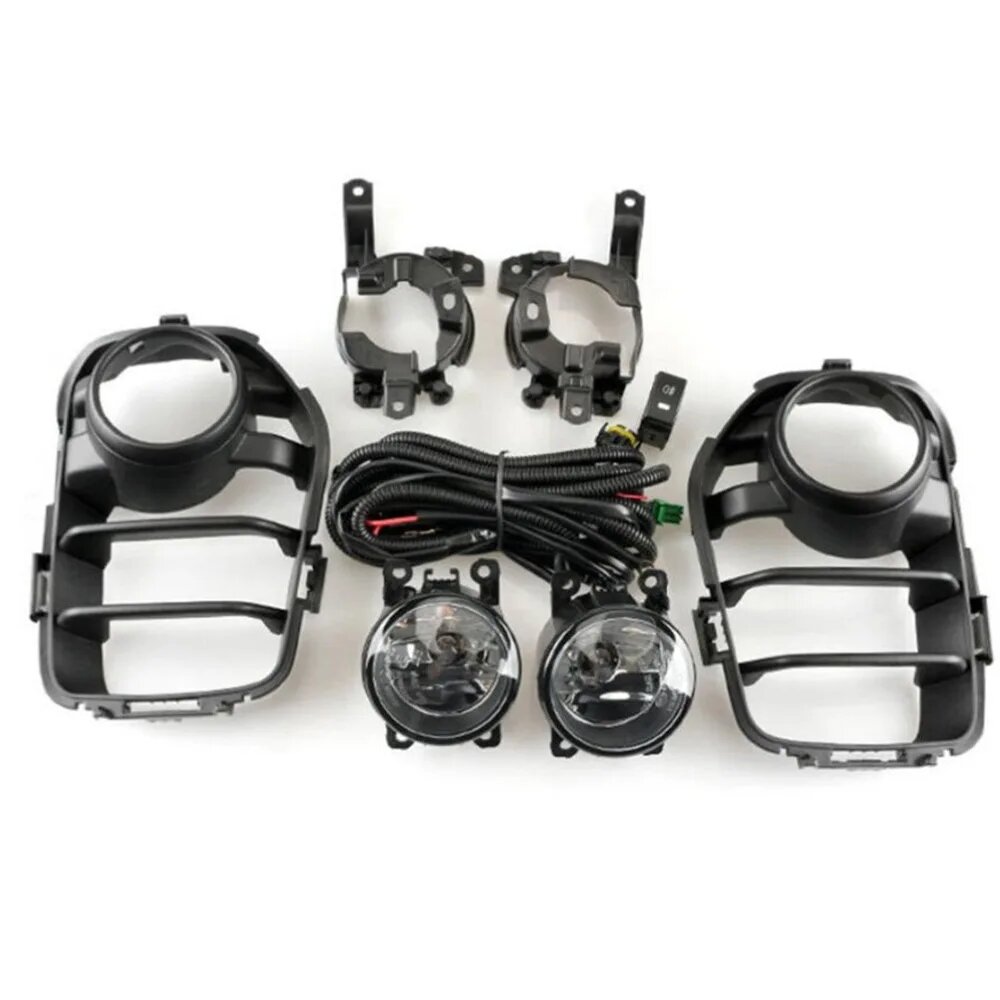 Комплект автомобильной противотуманной фары July King, совместимый с Nissan NV350 Uran 2018 2019 2020, противотуманная фара + крышка + жгут + переключатель
