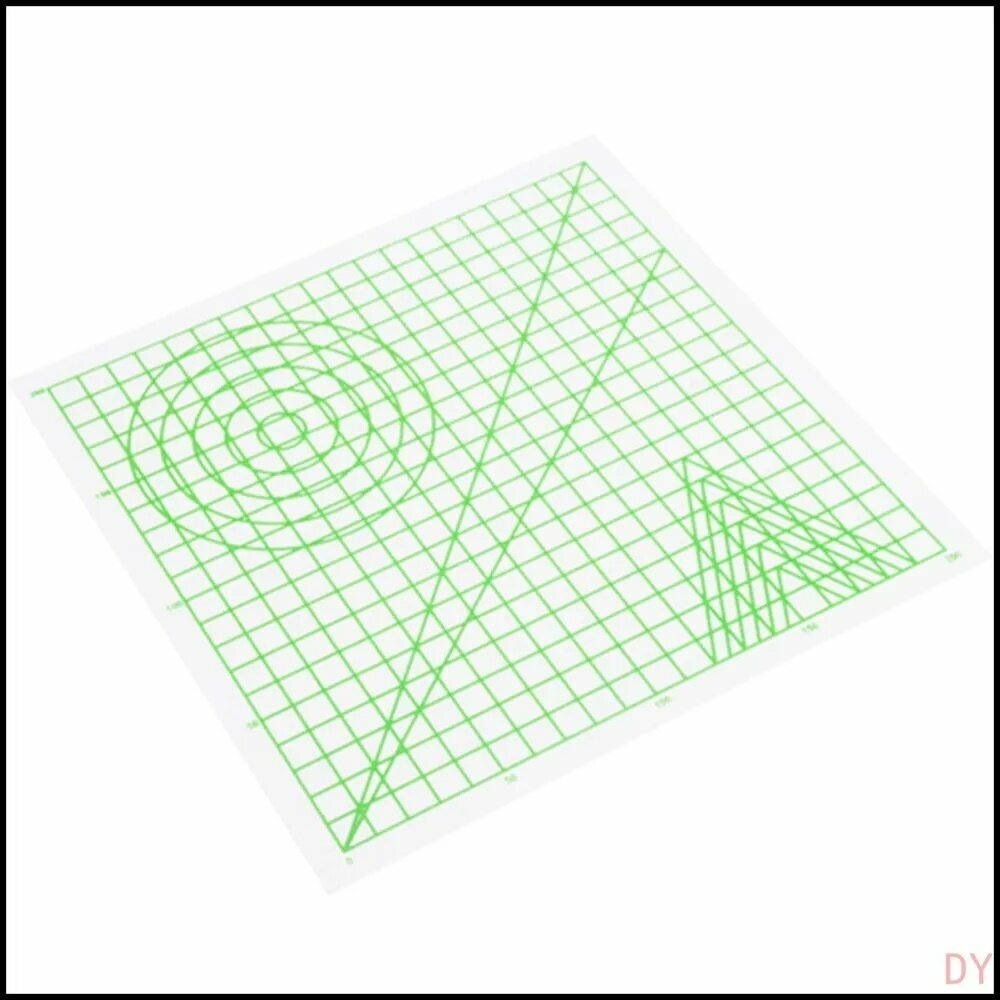 Коврик для 3д ручки силиконовый термостойкий с разметкой трафарет