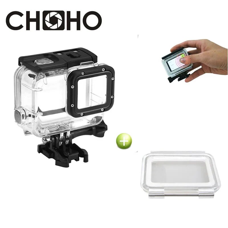 CHOHO Водонепроницаемый чехол для GoPro Hero 5 6 7 With Touch Door