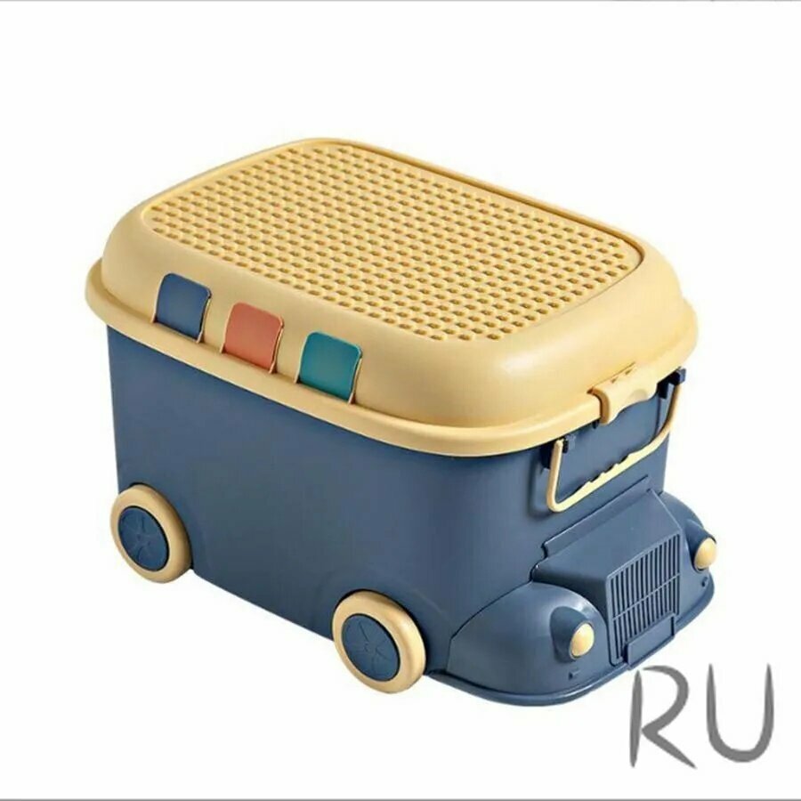 Корзина для игрушек длина 53 см, ширина 38 см, высота32 см, секции: 1 , шт.