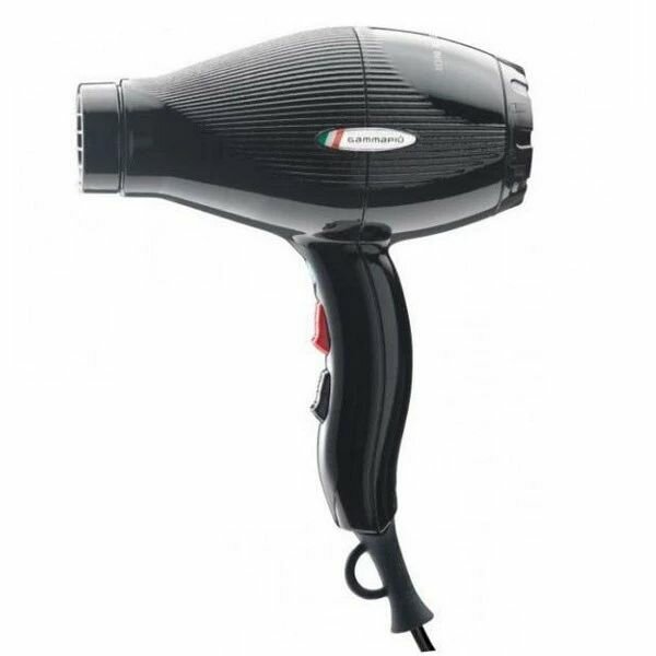 Фен Gamma Piu ION Ceramic, профессиональный, мощность 2300 Вт, чёрный