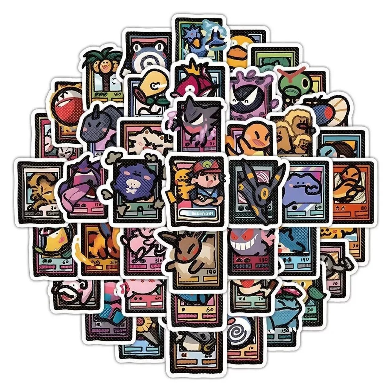 Nаклейки TAKARA TOMY Pokemon Pokemon 100PCS B