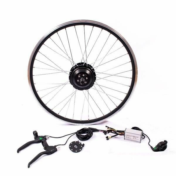 Мотор-колесо редукторное 350Вт, перед. 24", KT LCD 5 36В/48В, набор (КТ-DDK)