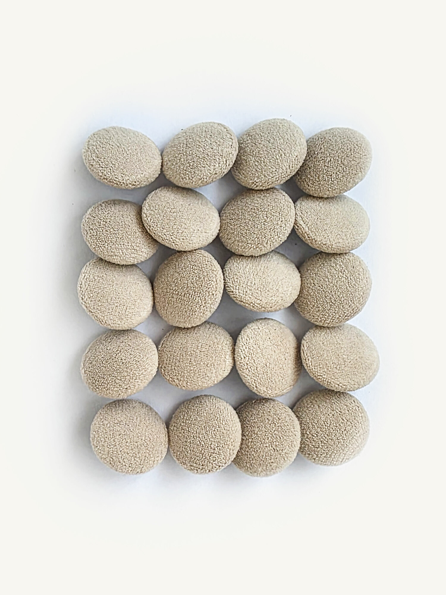 Пуговицы мебельные (пуговицы для мебели) для каретной стяжки велюр 20 шт