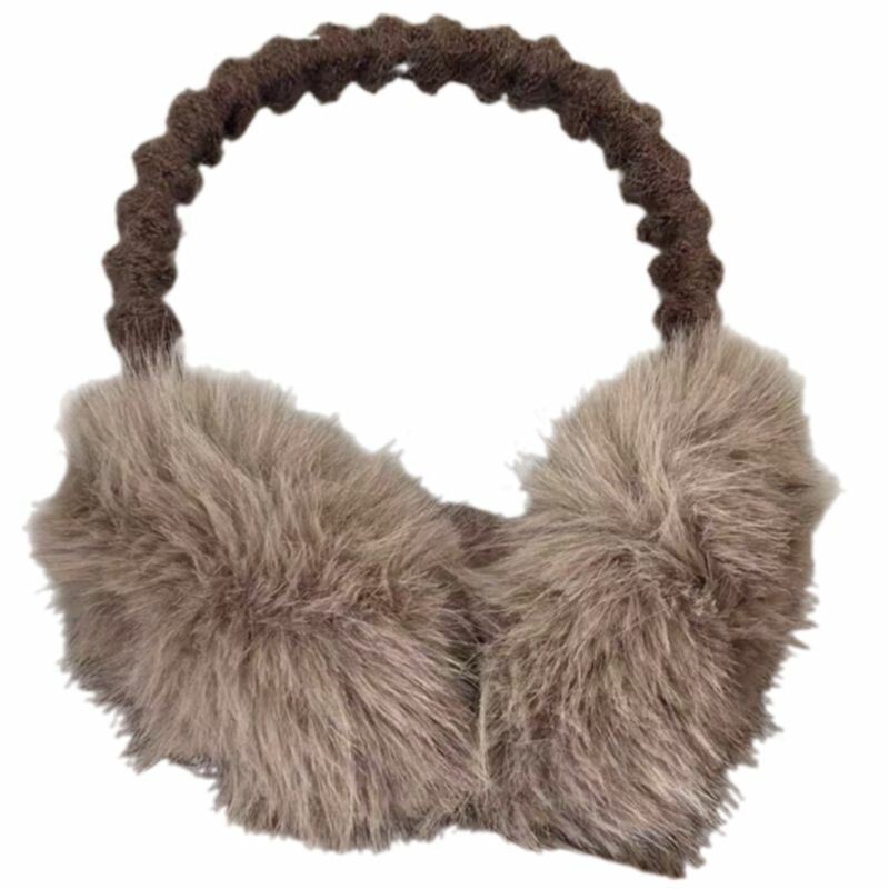 Складные ветрозащитные наушники earmuffs-кофейные