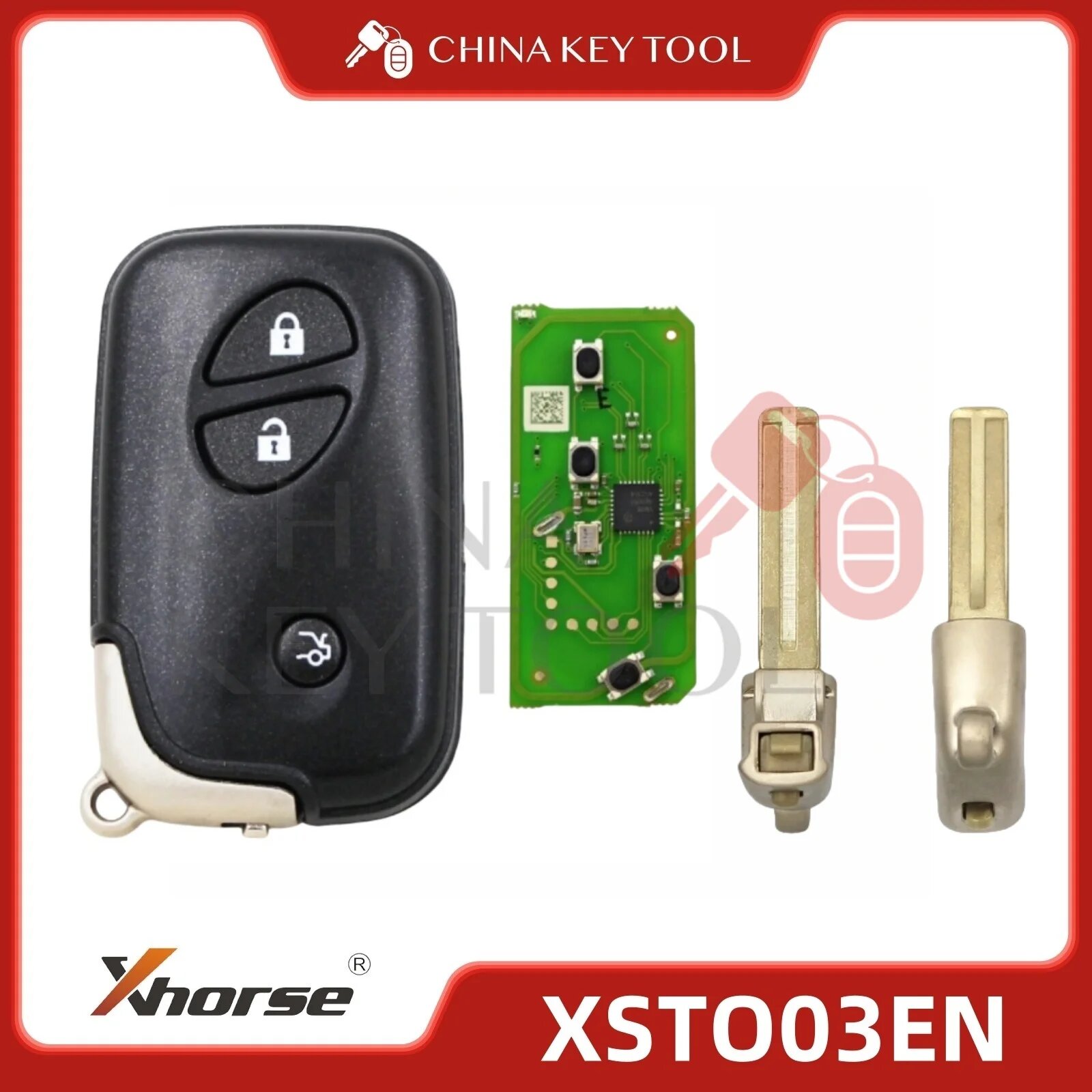 1PCS Xhorse Universal VVDI 4D Smart Remote Key XSTO03EN For Lexus Support Renew and Rewrite 312/314/434Mhz A433 F433 5290 3370 0