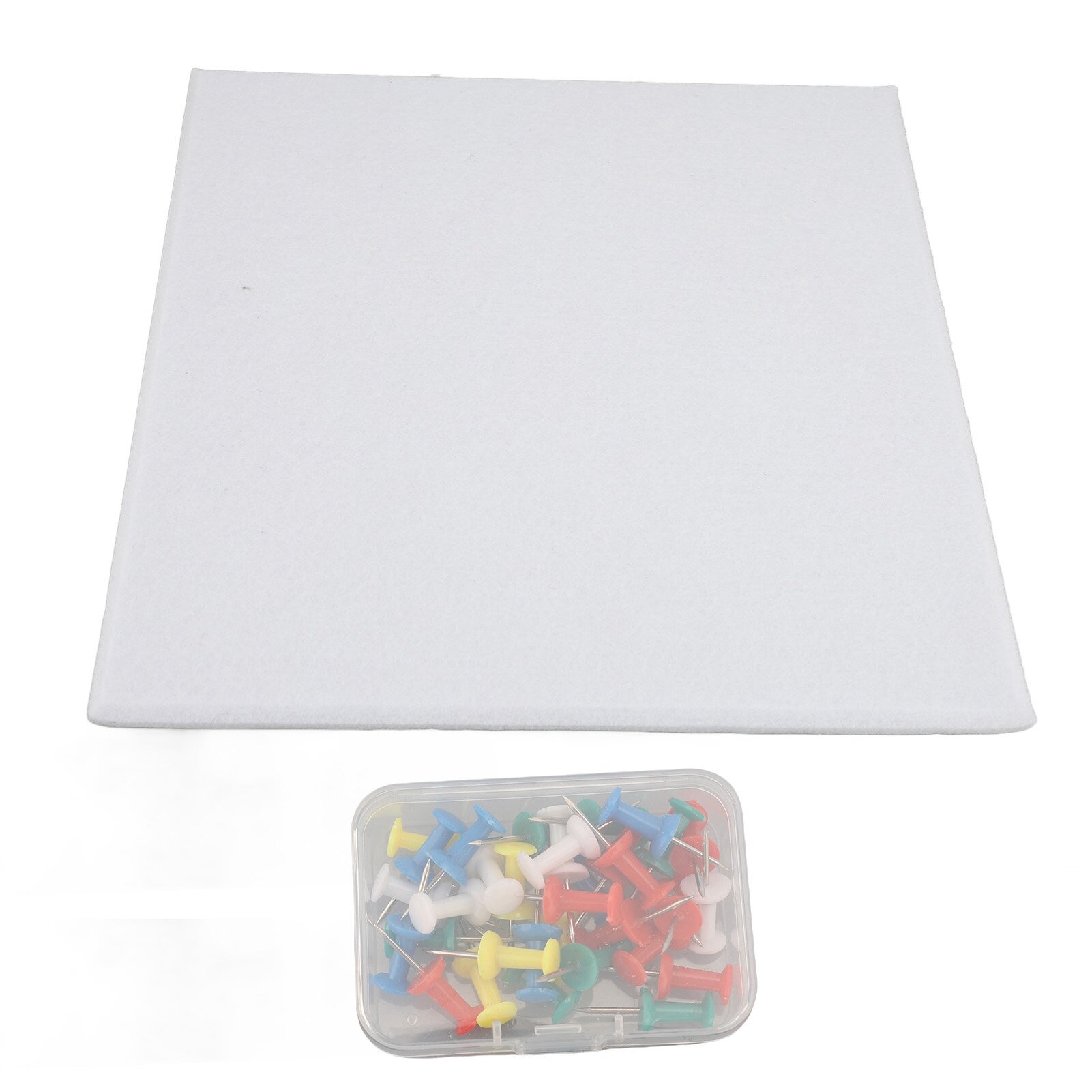 12 шт, настенная плитка из фетра, декоративная доска с булавками, самоклеящиеся фетровые настенные панели для офиса, дома, полиэстер, белый цвет