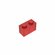 Красные блоки Gobricks 1x2 (10 шт)