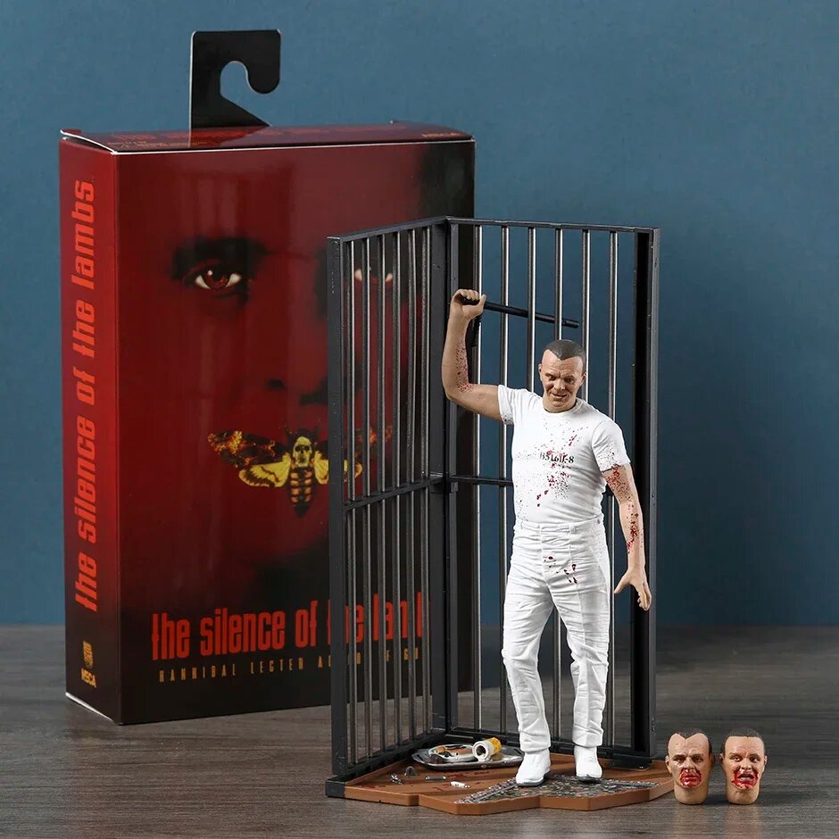 NECA "Молчание ягнят" Ганнибал Лектер, фигурка ПВХ, 21cm box — фото 1
