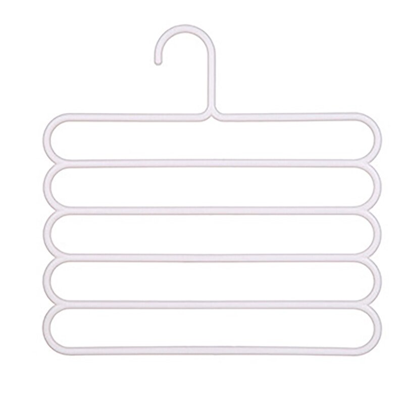 Вешалка для одежды simplify your life five-layer pants rack, white