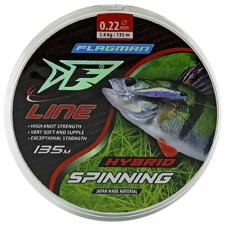 FLAGMAN Леска F-Line Spinning 135м 0,22мм