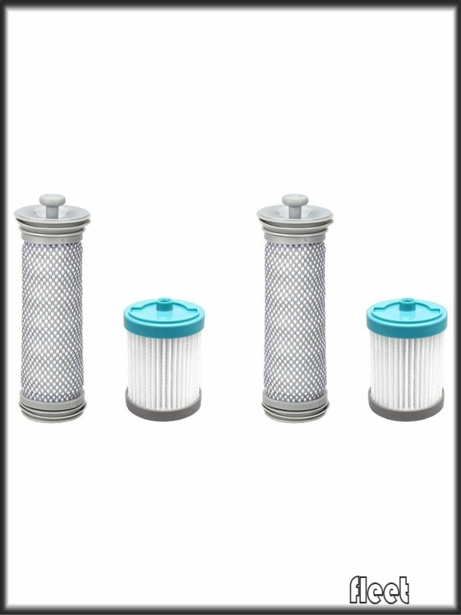 2X Комплект предварительного и последующего фильтров совместим с A10 / Master, A11 Master Аккумуляторный вакуумный фильтр Запасные части