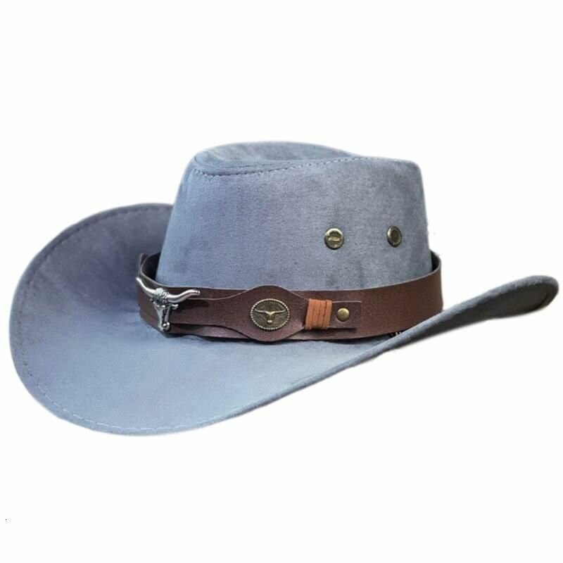 Универсальная ковбойская шляпа для фотосессий, Серый