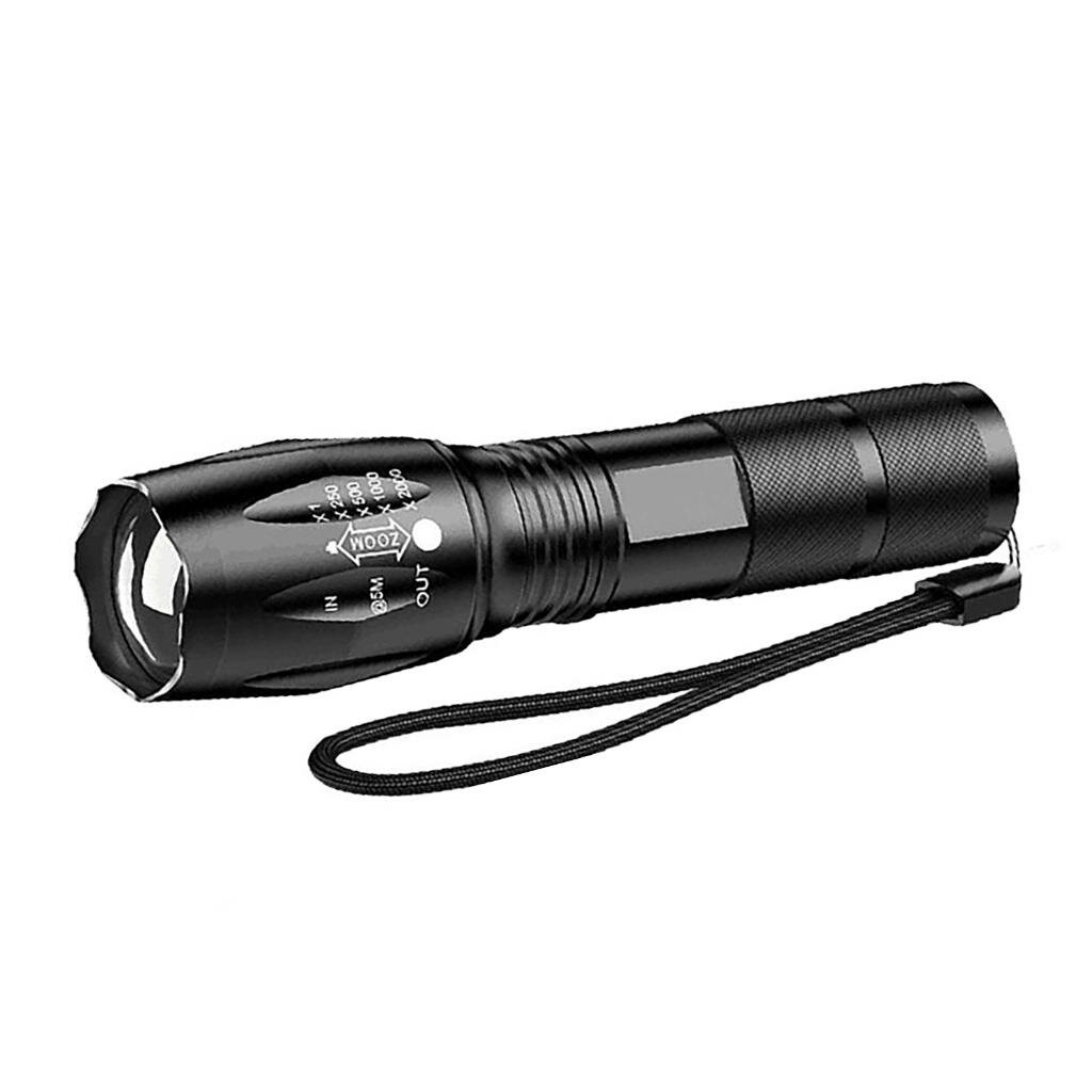 Светодиодный фонарик с зумом, водонепроницаемый, Рабочий объем T6 ve