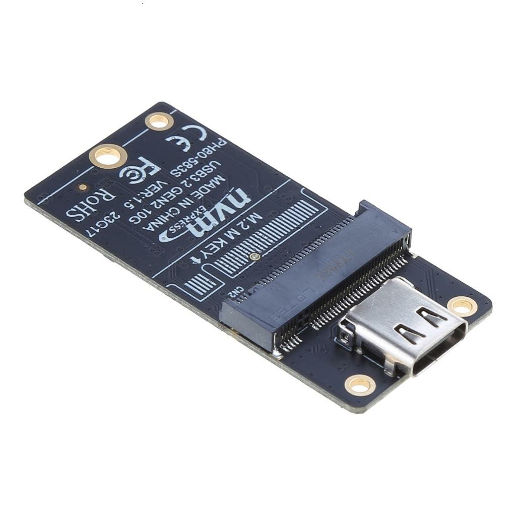 Адаптер M.2 NVMe в USB Type-C, Черный