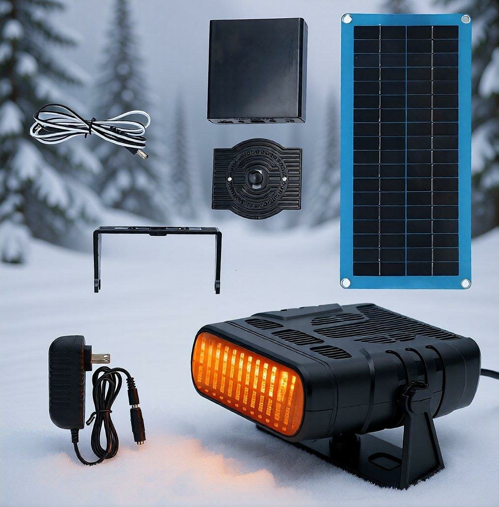 Портативный солнечный обогреватель для улицы