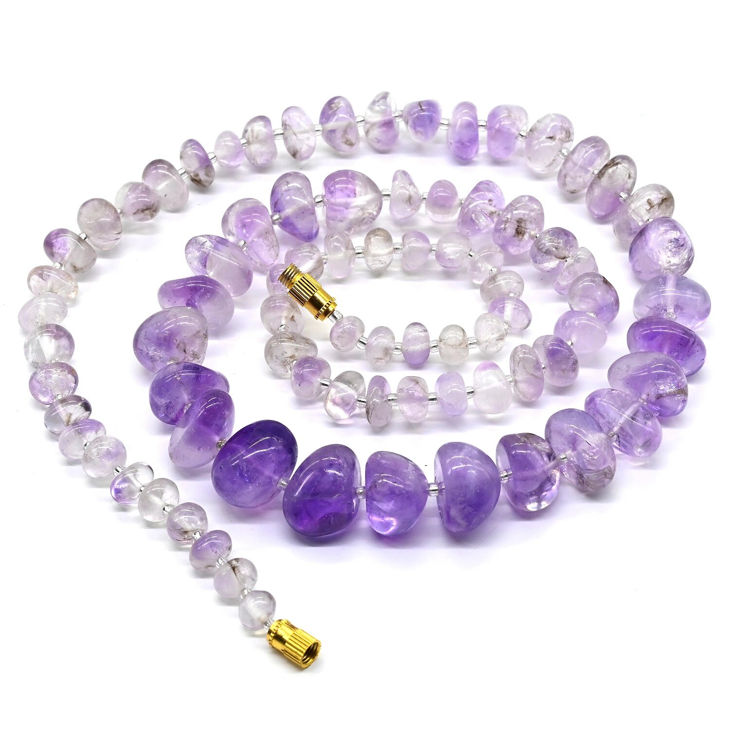 Бусы, аметист