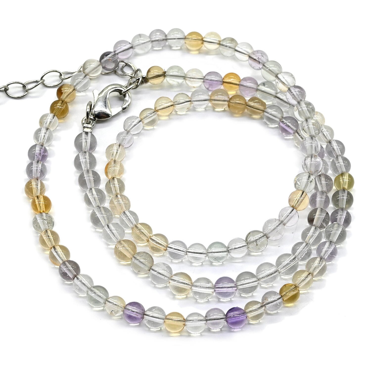 Бусы, аметрин