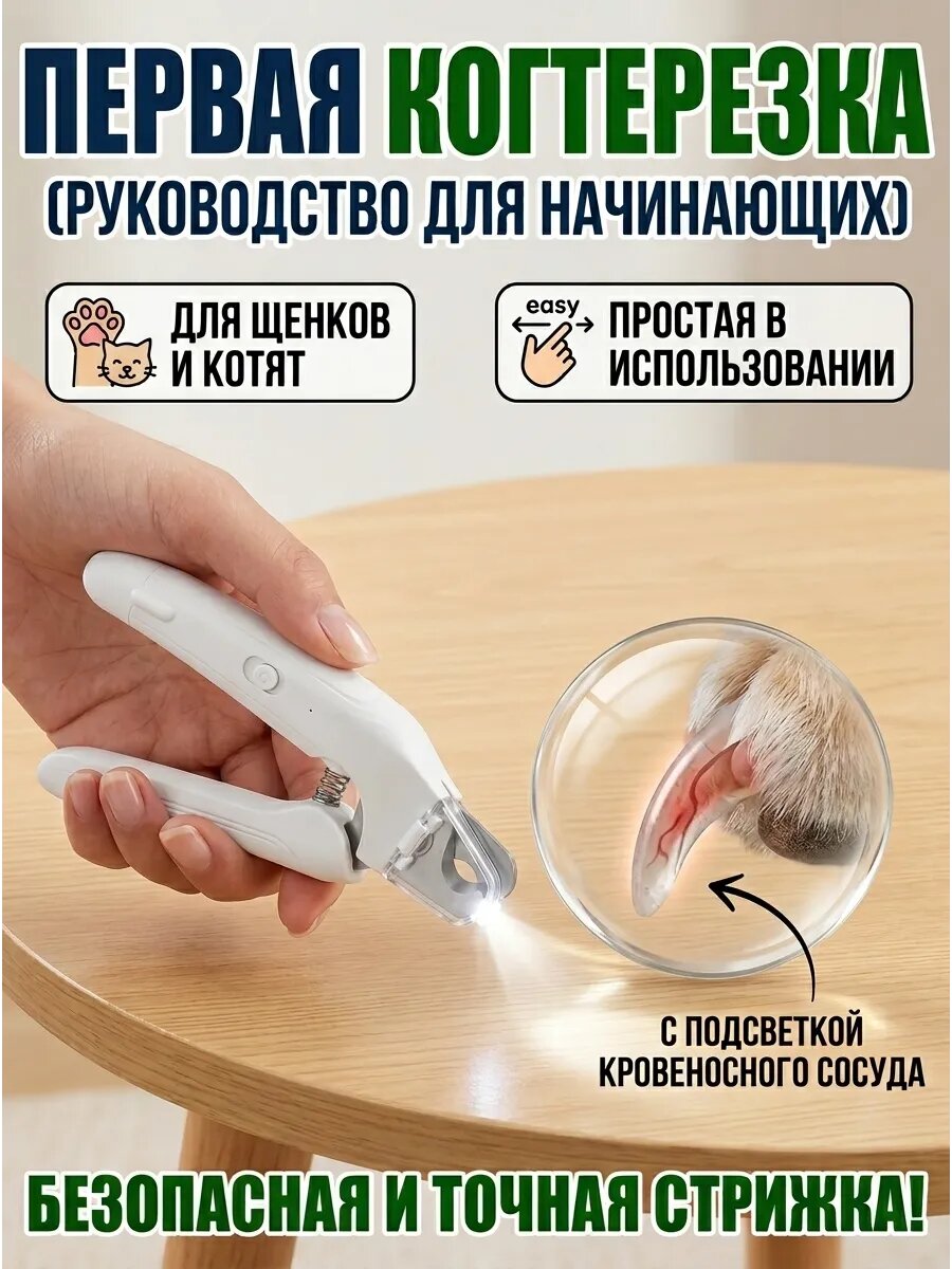 Набор когтерезка и пилка для кошек и собак|