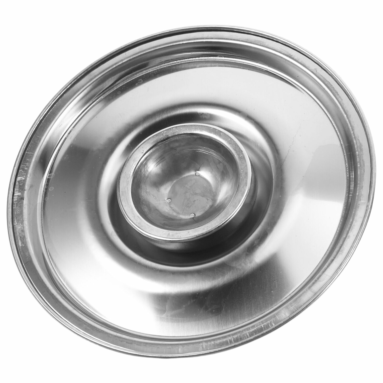 Крышка для кастрюли из нержавеющей стали, крышка для миски, крышка для миски для приправ, крышка для мини-кастрюли, крышка для миски (10 см, одинарная крышка для миски для приправ, 201 тонкая).