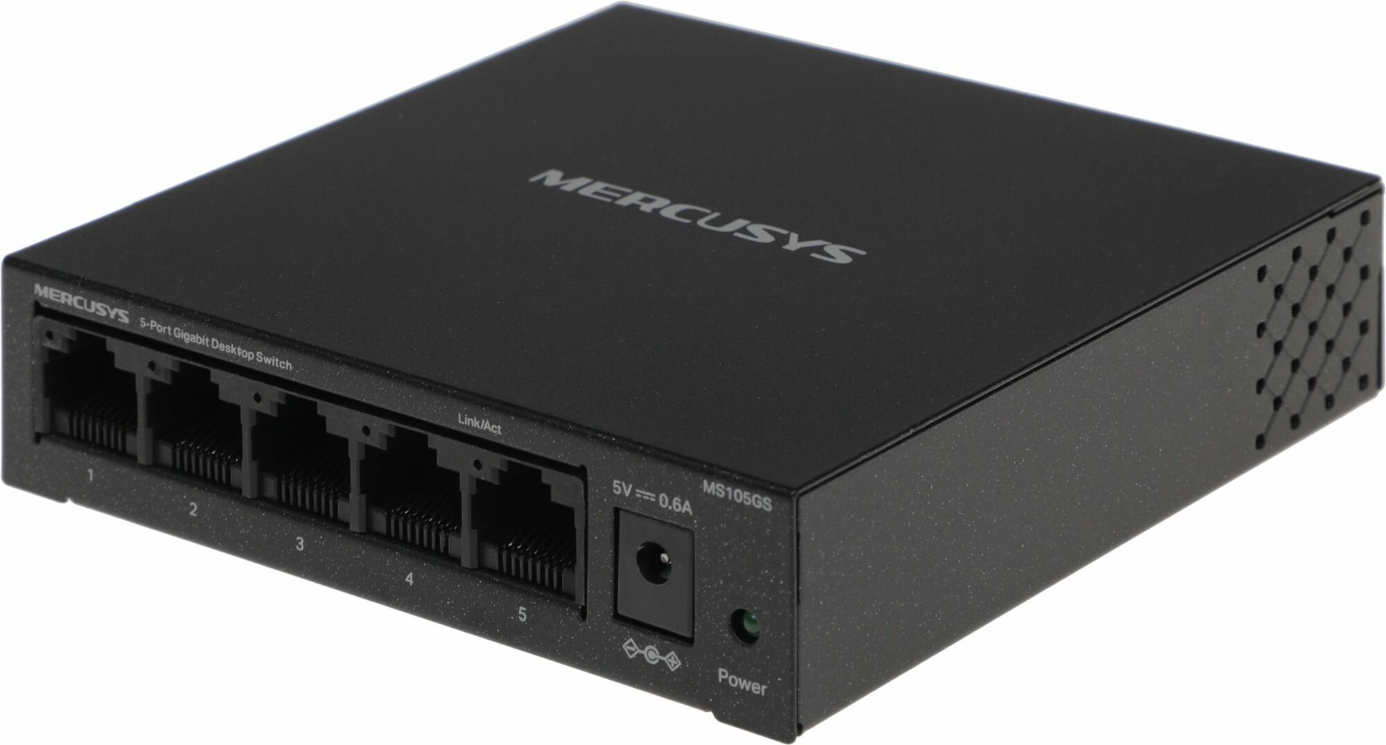 Коммутатор Mercusys MS105GS (L2) 5x1Гбит/с неуправляемый