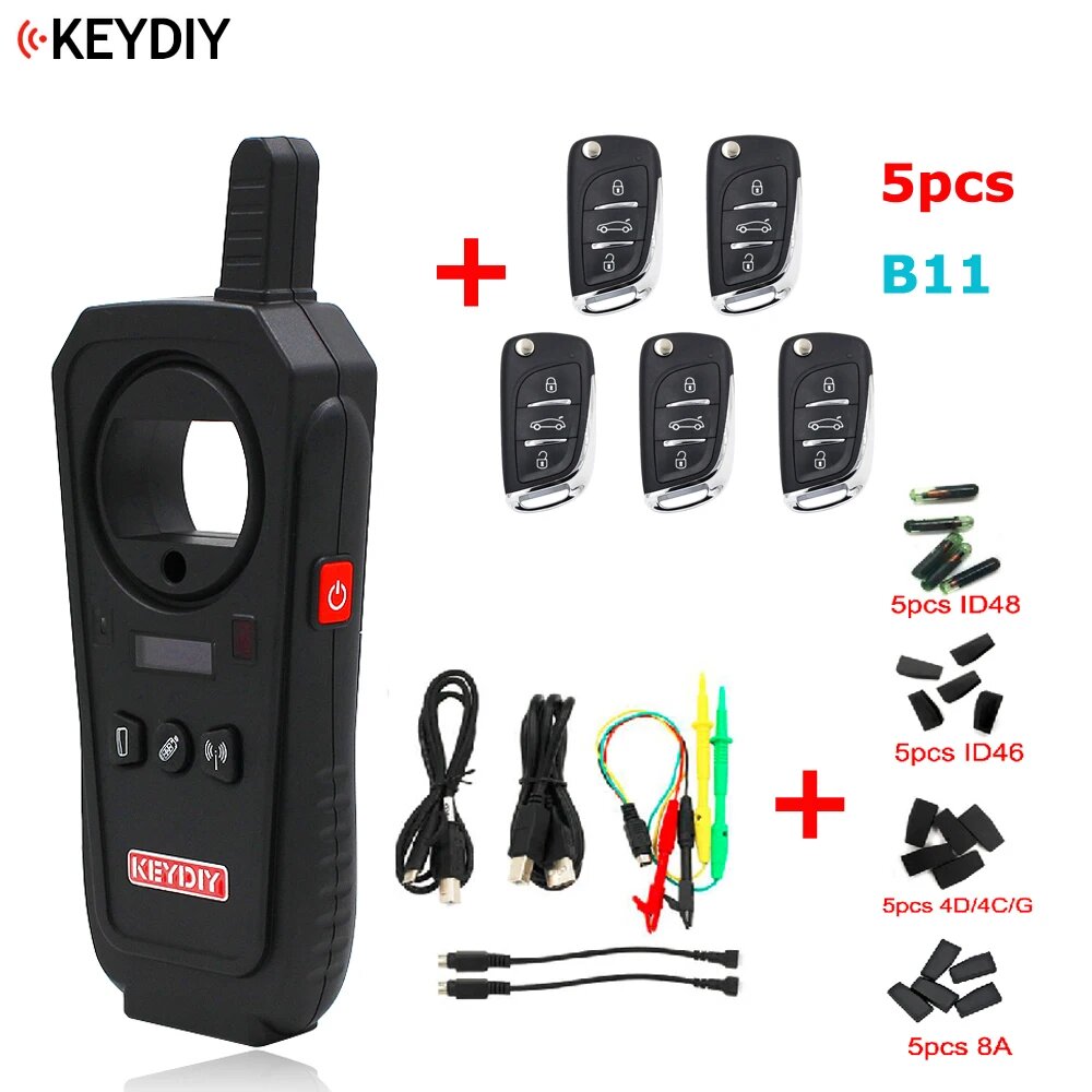 Программатор ключей KDX2 Original KEYDIY KD-X2: Генератор и устройство для клонирования транспондеров ID46, ID48, 4D, 4C, 8A
