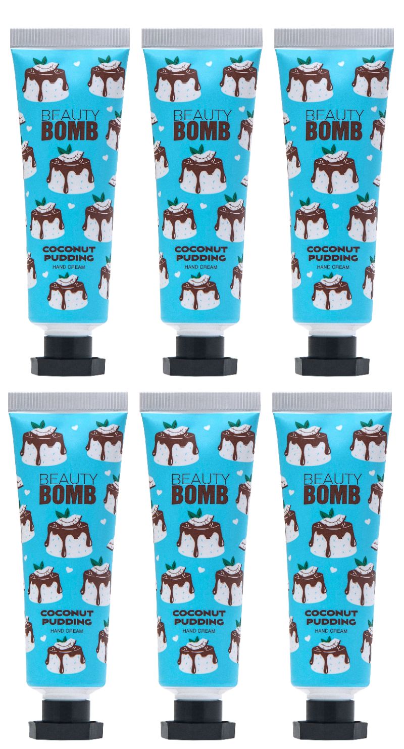 Beauty Bomb Крем для рук Coconut Pudding, 25 мл, 6 шт