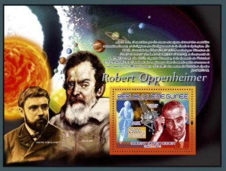Почтовые марки Гвинея 2007г. "Роберт Оппенгеймер" Ученые MNH