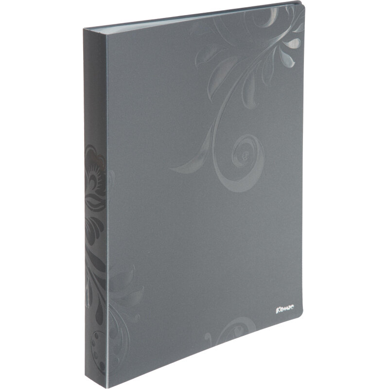 Папка файловая 40 файлов А4Комус русская серия Mountain сер 900мкм внут карм 1898392