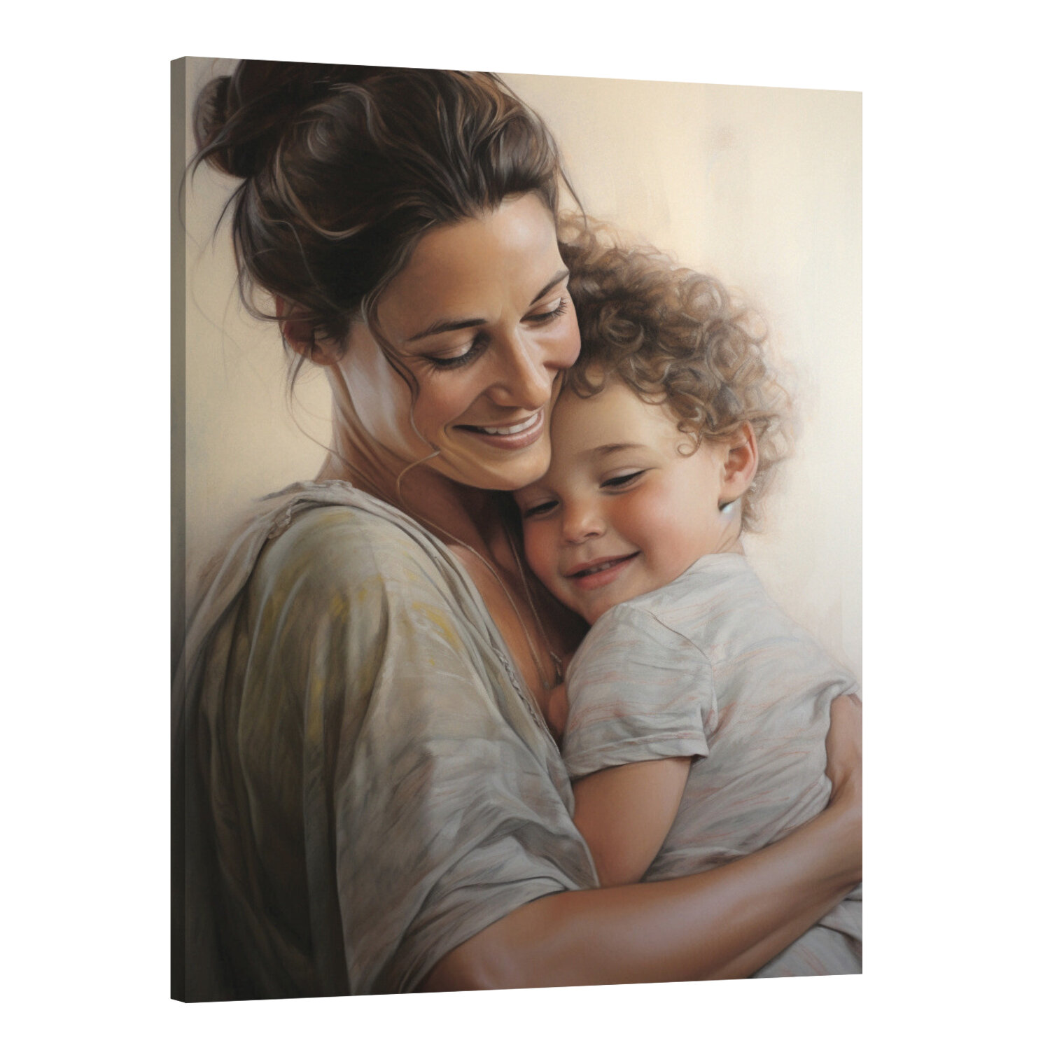 Интерьерная картина 50х70 "Мать и дитя"