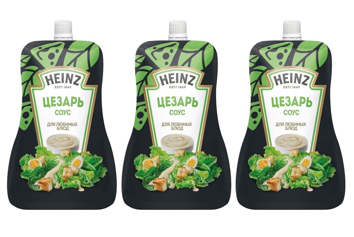 Соус Heinz Цезарь 200г х3шт