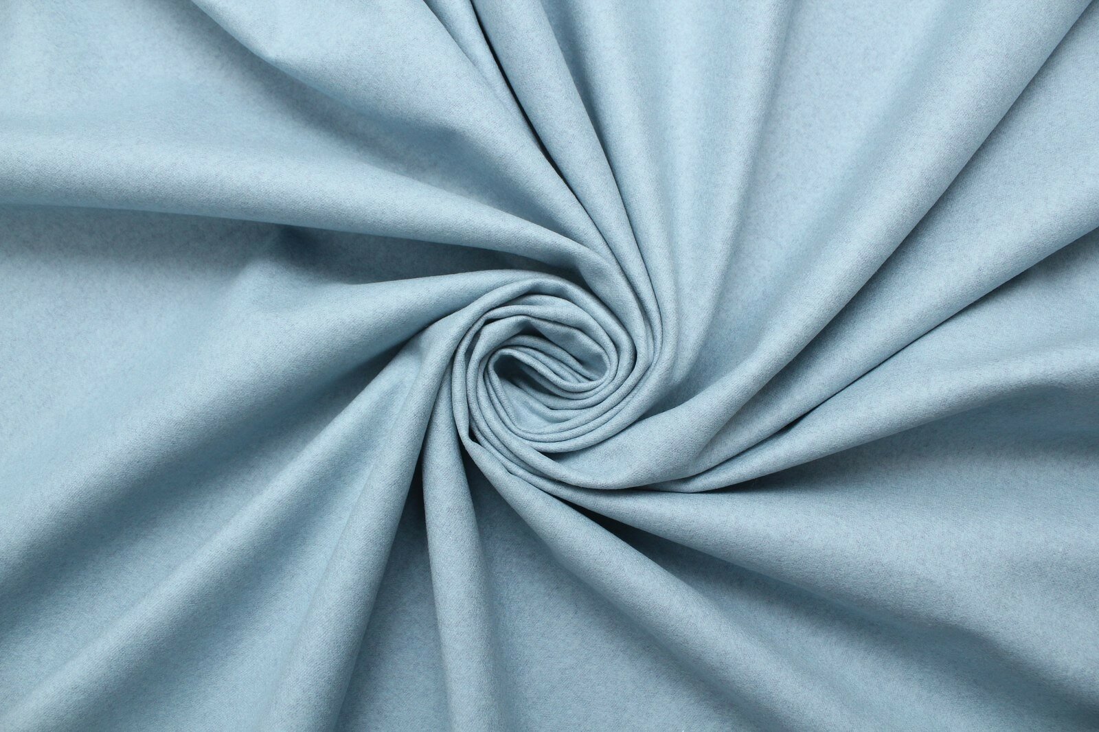 Ткань Валенная пальтовая шерсть пыльно-голубая, ш140см, 0,5 м