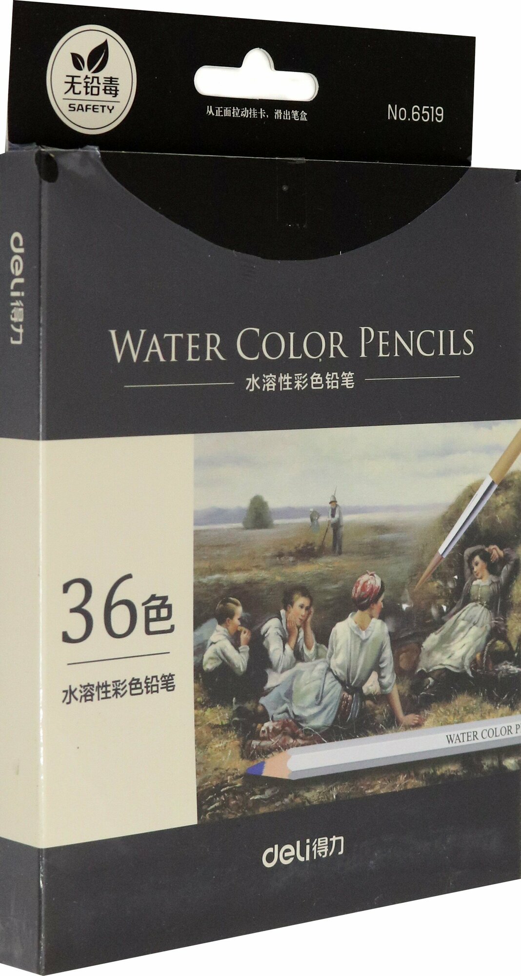 Карандаши акварельные 36 цветов "Deli Nuevo" (6519)