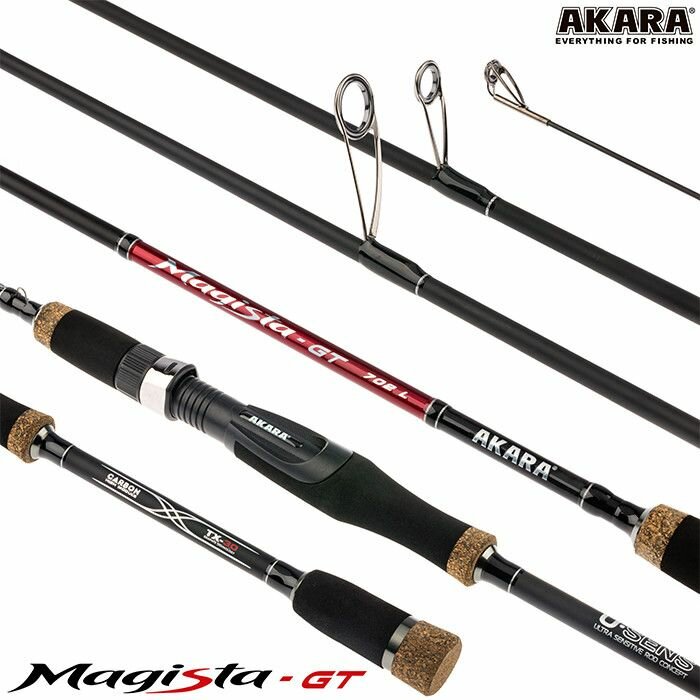 Спиннинг Akara Magista GT L822 (2,5-11) 2,48 м