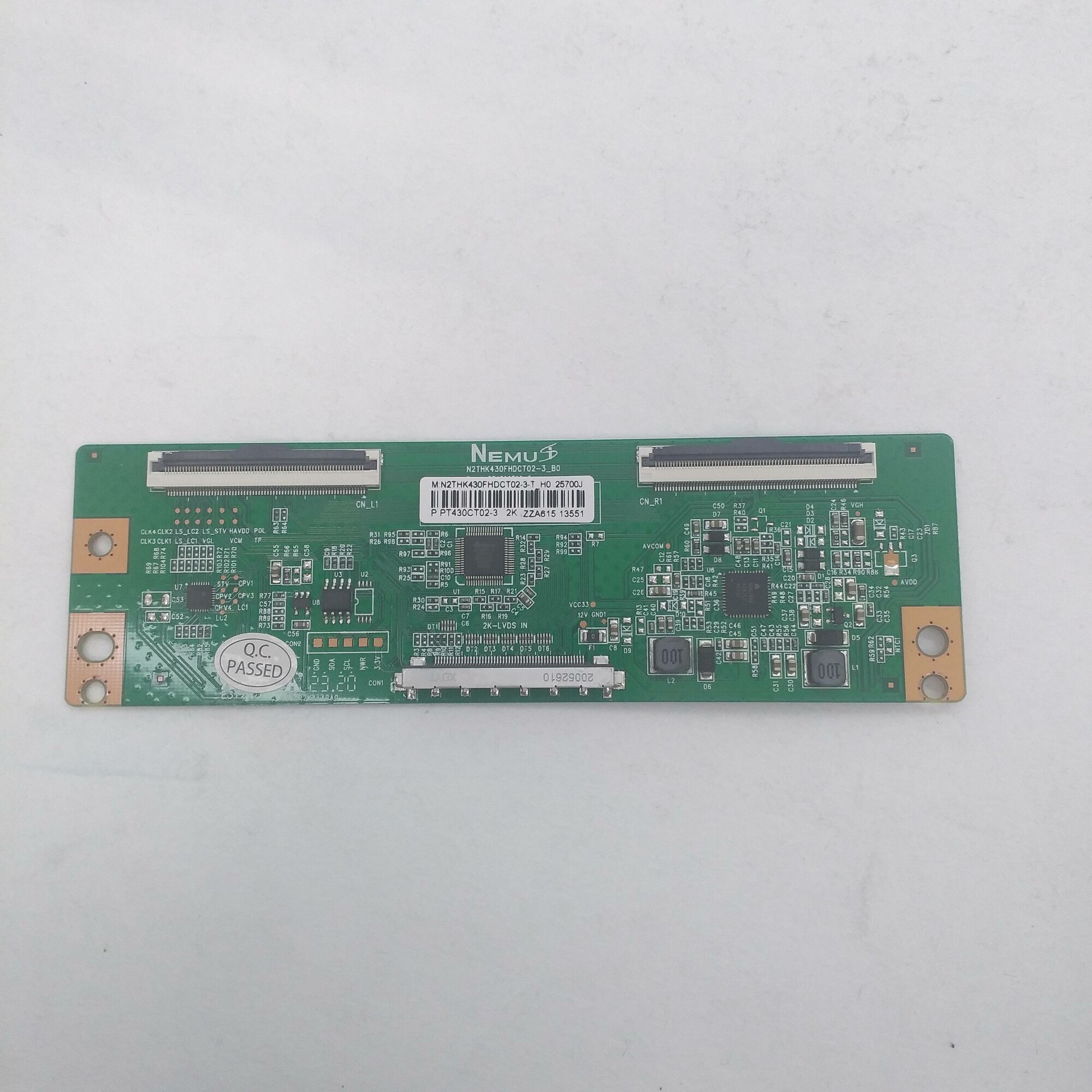 T-CON (N2THK430FHDCT02-3_B0) для телевизора Novex 43F149MSG Б/У с разбора