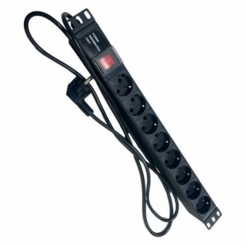 Блок распределения питания NTSS (NTSS-PDU-DA2034) гор. размещ. 8xSchuko базовые 16A Schuko 1.8м