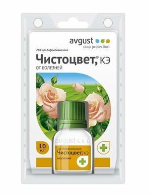 Средство защиты растений AVGUST "Чистоцвет" от болезней, 10мл