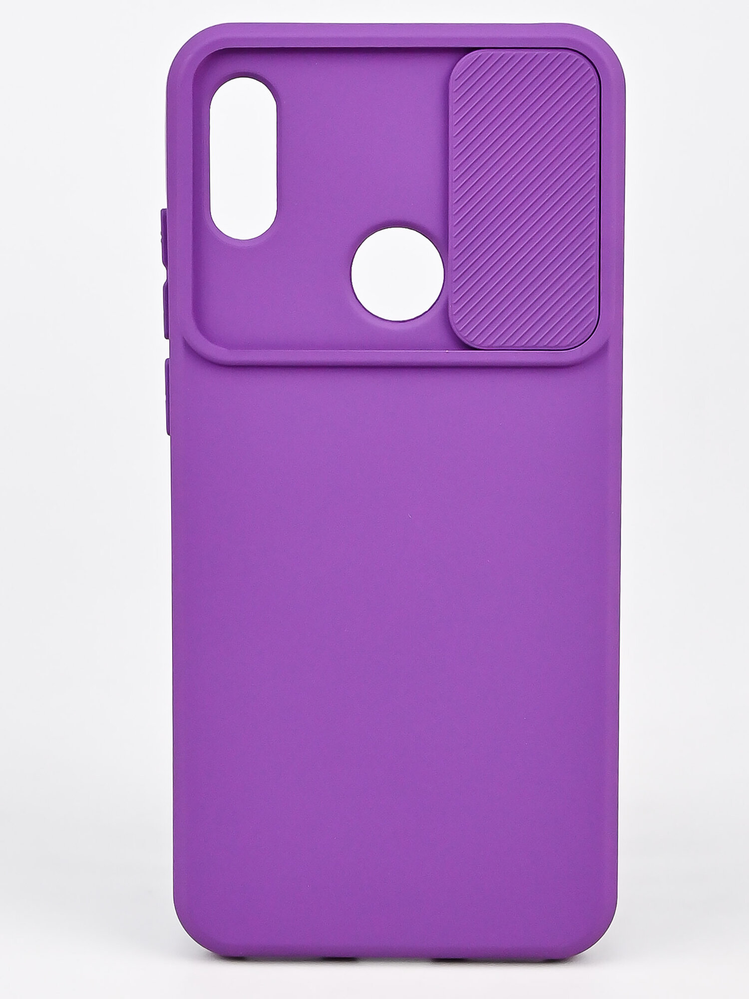 Силиконовый чехол бампер на Хуавей 8А, Y6 (2019) со шторкой, защитная противоударная накладка на телефон Huawei 8A, Y6 (2019) с защитой камеры