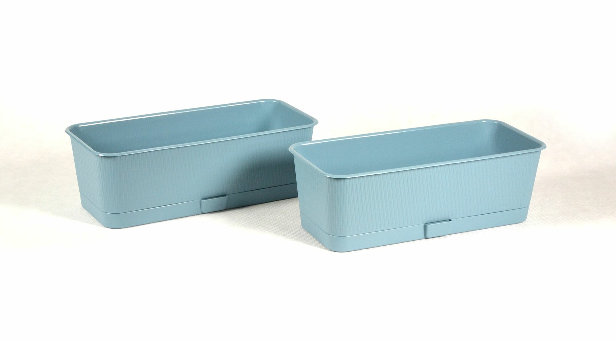 Балконный ящик Прованс, 40x17x13см, 6л, ментоловый / 2шт