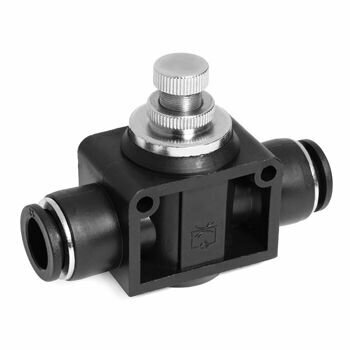 Кран игольчатый тонкой настройки PUSH 10х10 мм (быстросъемные фитинги)