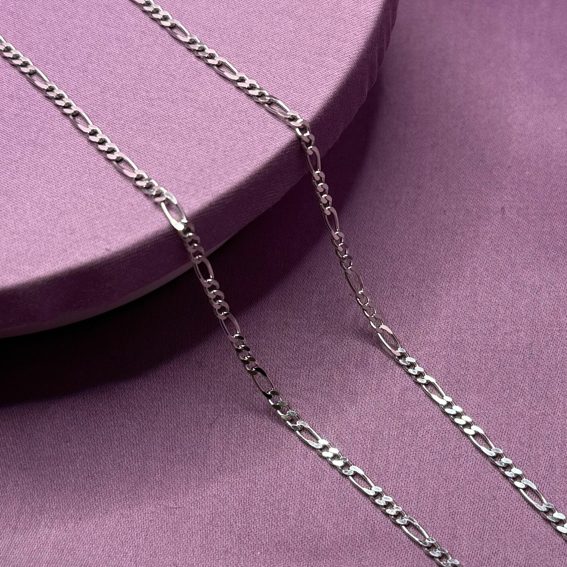 Цепь серебро, 925 проба, родирование